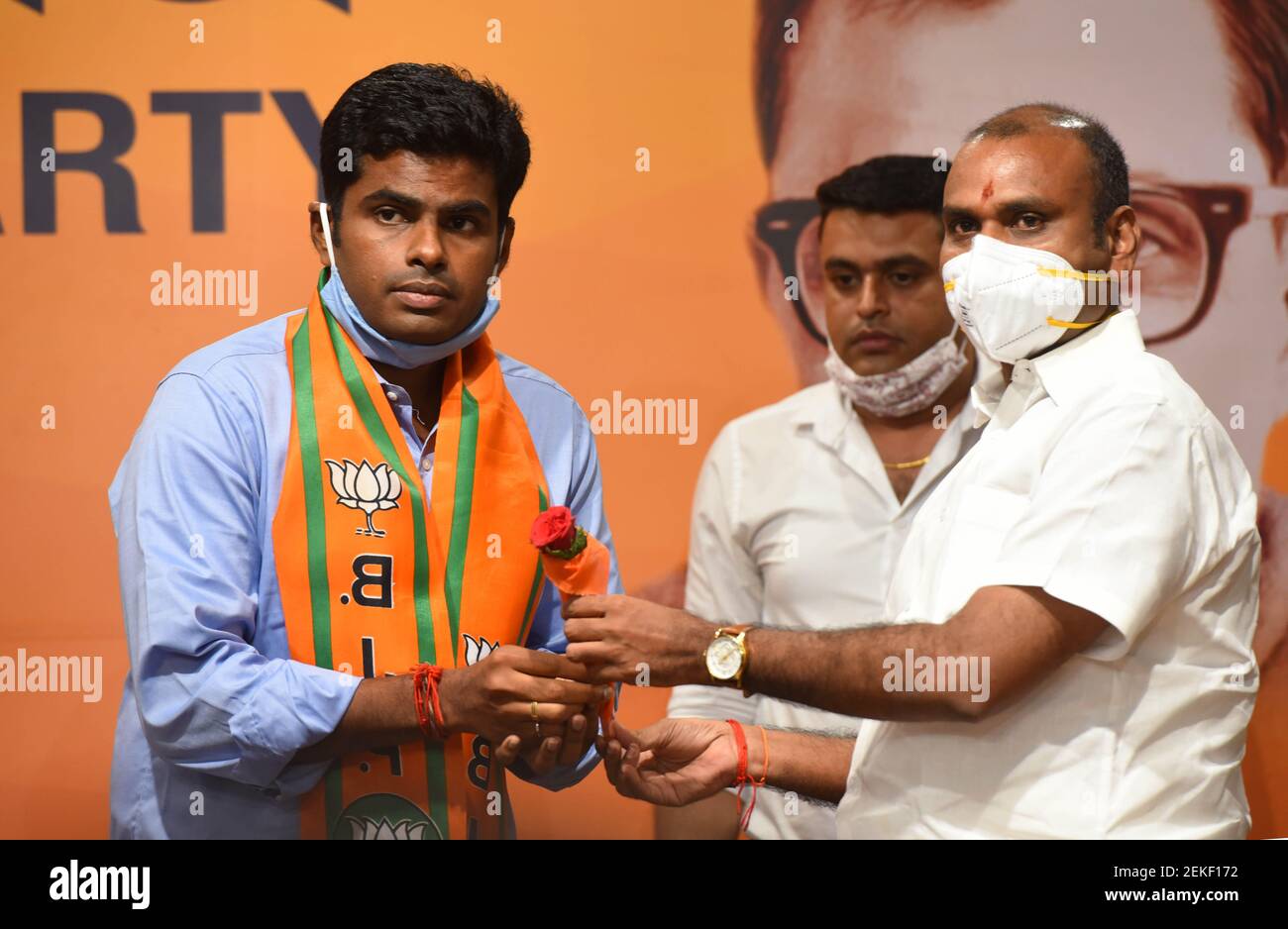 NEW DELHI, INDIA - AUGUST 25: Former IPS officer Annamalai Kuppuswamy Former IPS officer ...