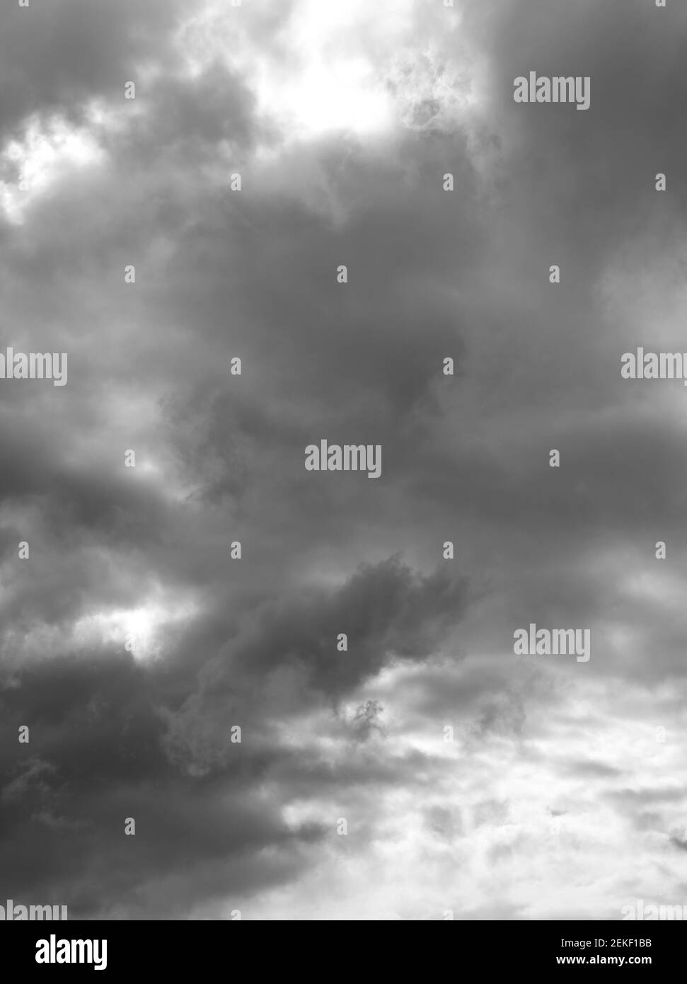 Grey storm clouds in sky Stock Photo - Alamy