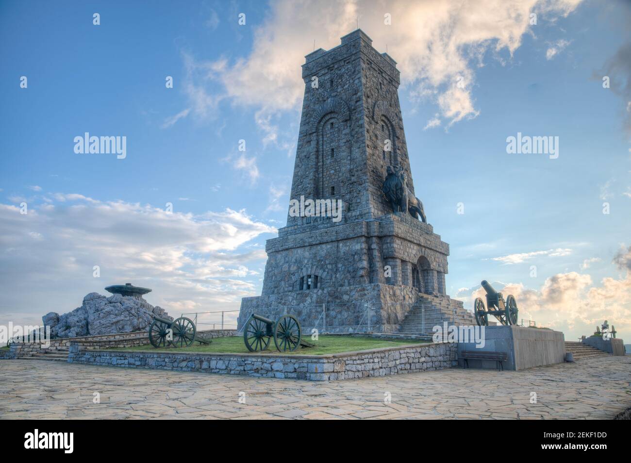 Monument to Freedom commemorating battle at Shipka pass in 1877-1878 in ...