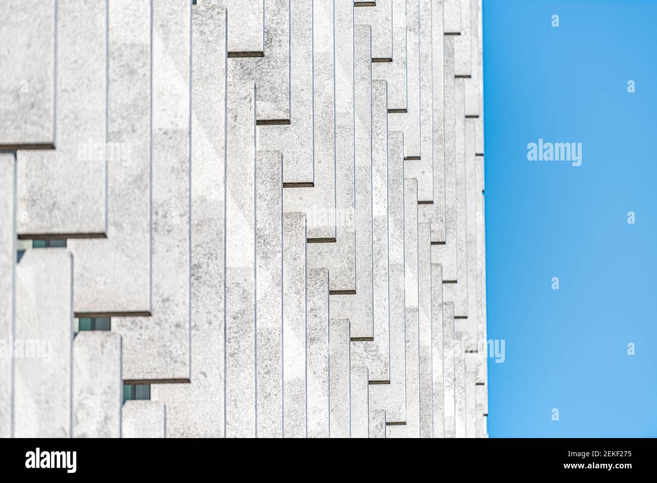 Abstract pattern closeup of contemporary modern architecture building ...