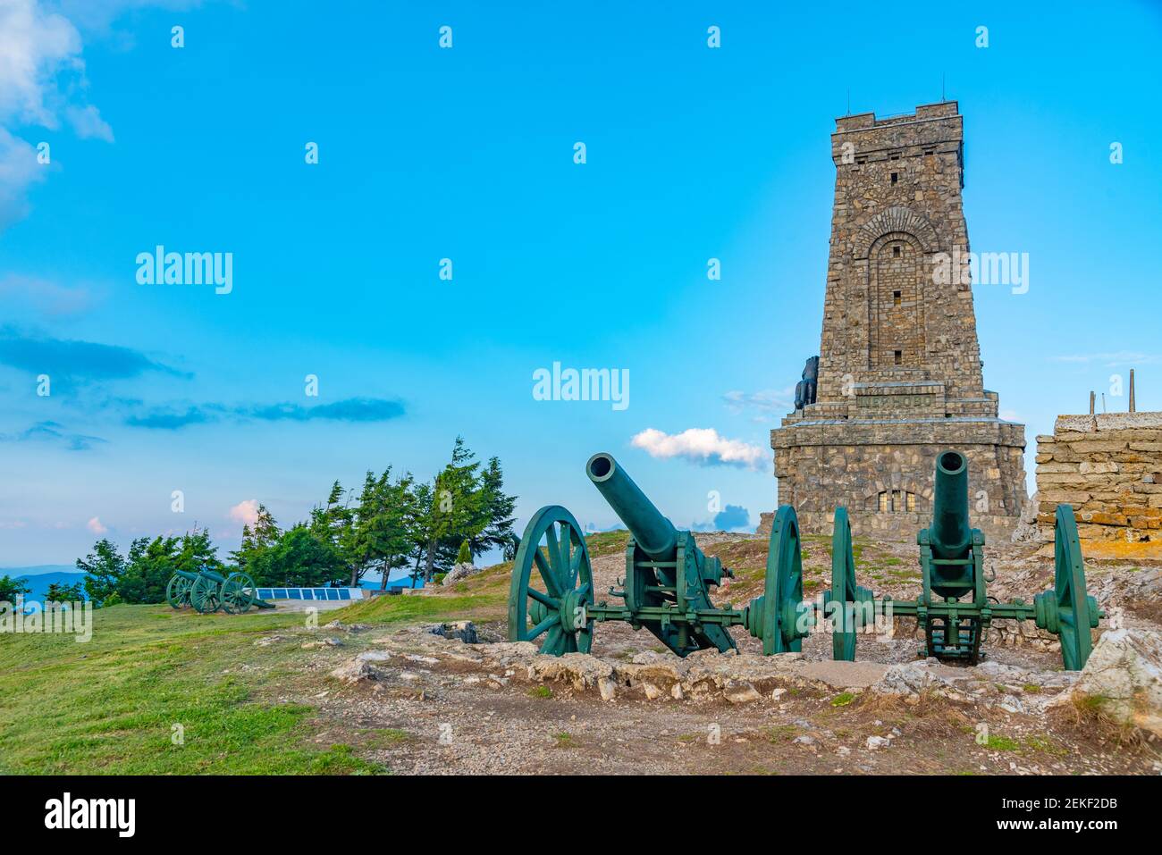 Monument to Freedom commemorating battle at Shipka pass in 1877-1878 in ...