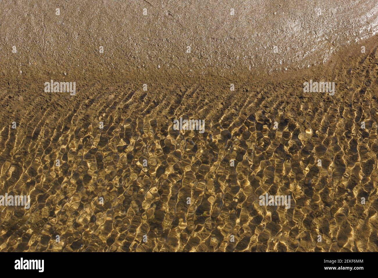 water texture in the river day fine waves sand bottom for PBR texturing ...