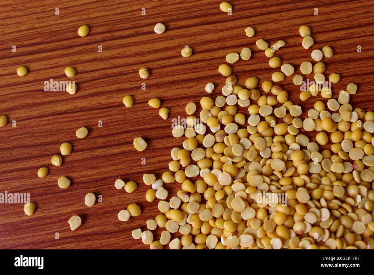 split pigeon peas ( Arhar Dal ) Organic Toor Dal in Bowl, Selective ...