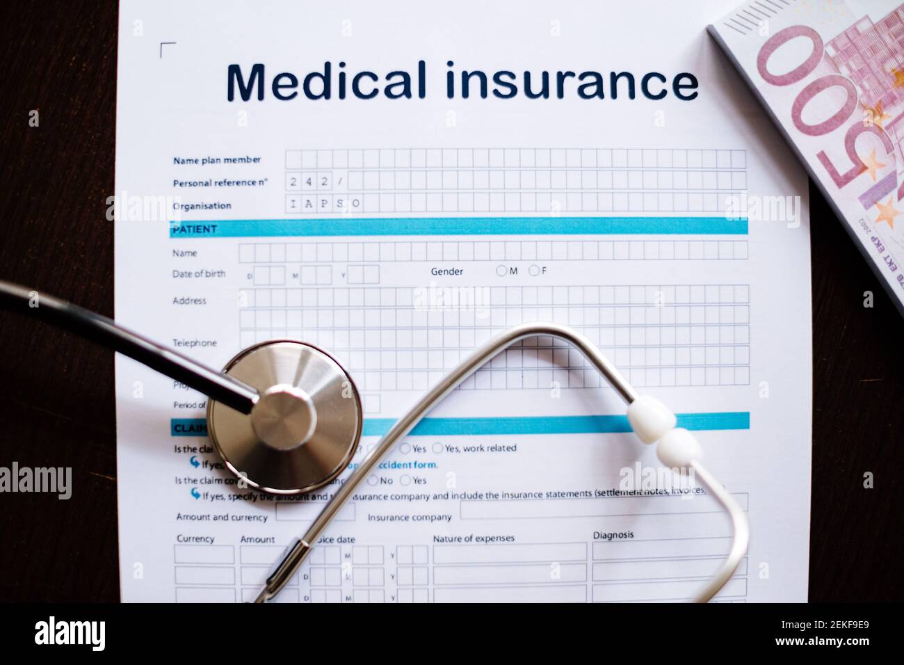medical insurance background Stock Photo - Alamy