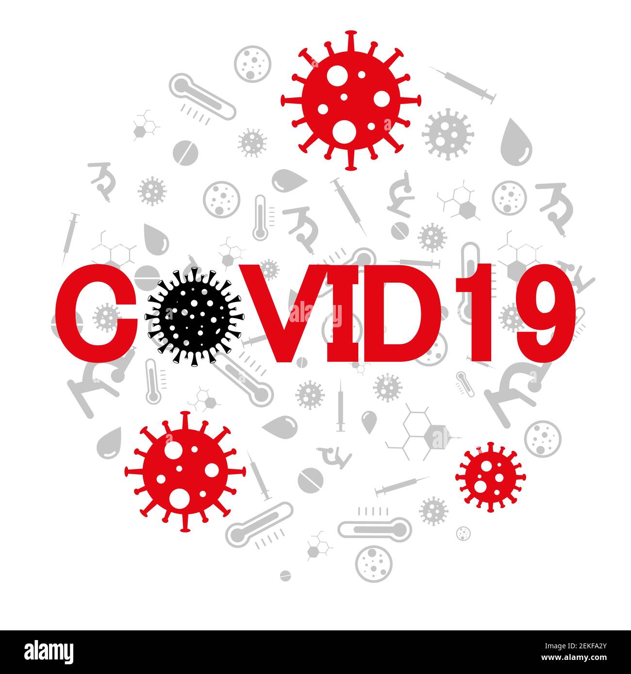 Dangerous virus icon illustration. Crown virus warning sign logo ...