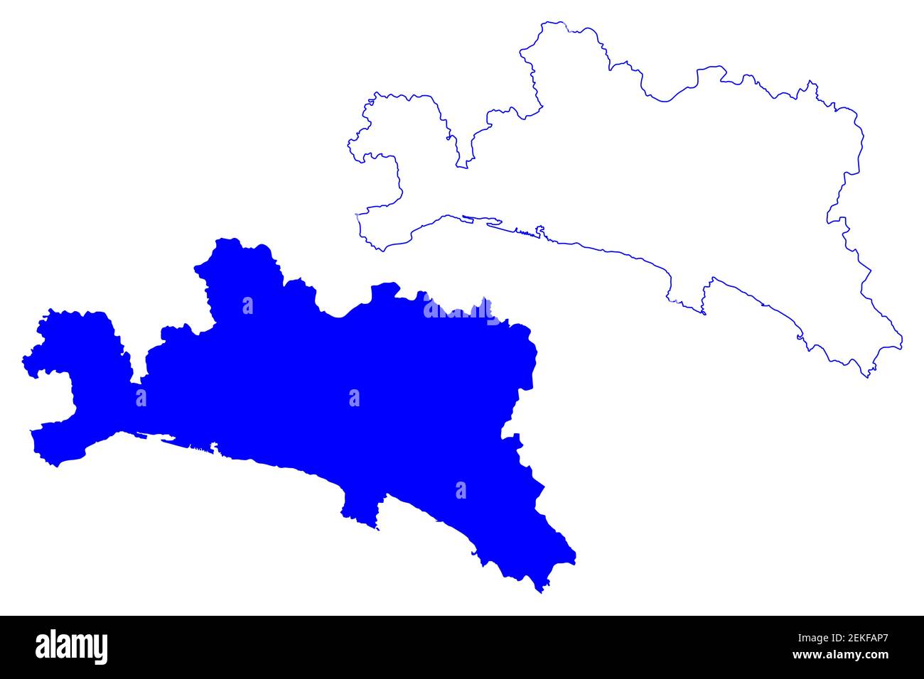 Metropolitan City of Genoa (Italy, Italian Republic, Liguria region ...
