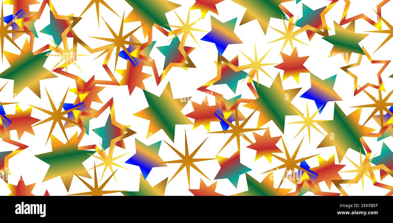 Background from stars for festive packaging. Stars seamless background ...