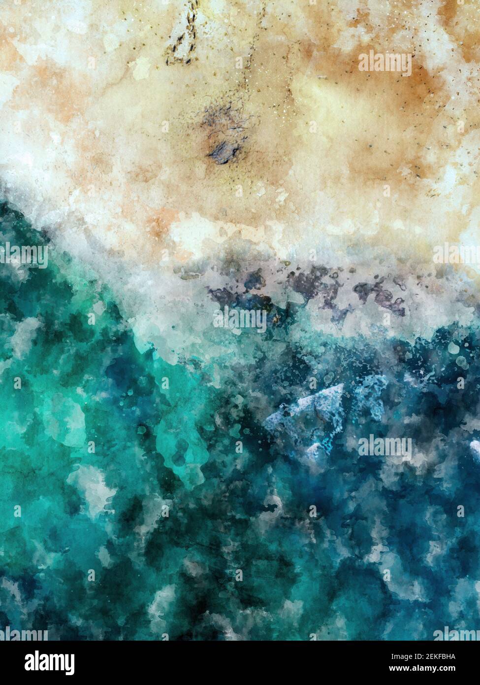 Abstract Beach Background