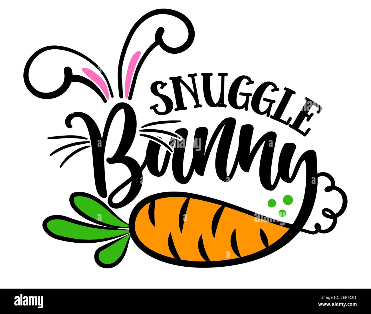Snuggle bunny Stock Vector Images - Alamy