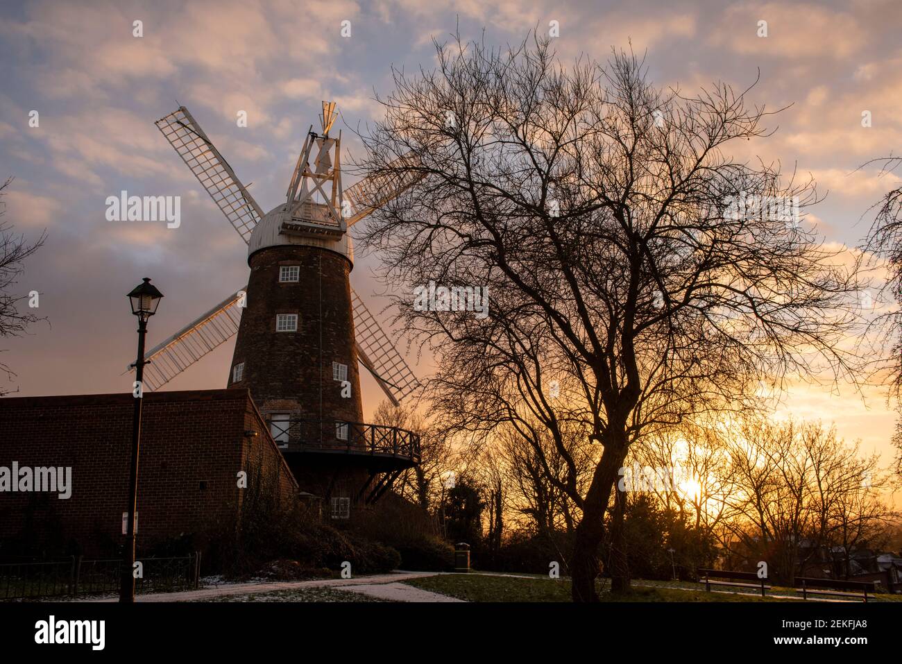Winter sunrise at Green's Windmill and Science Centre, Sneinton ...