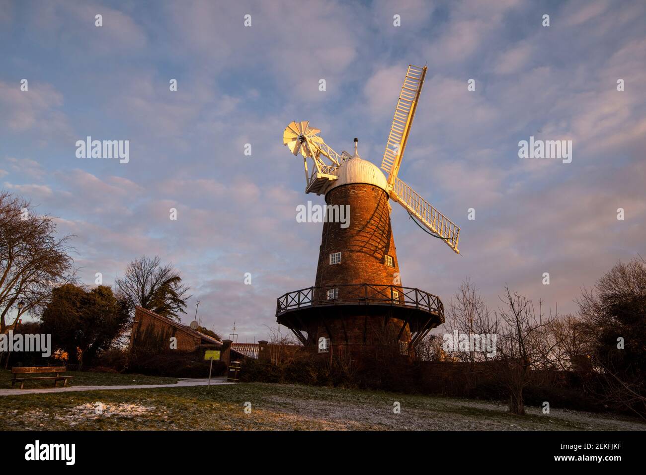Winter sunrise at Green's Windmill and Science Centre, Sneinton ...