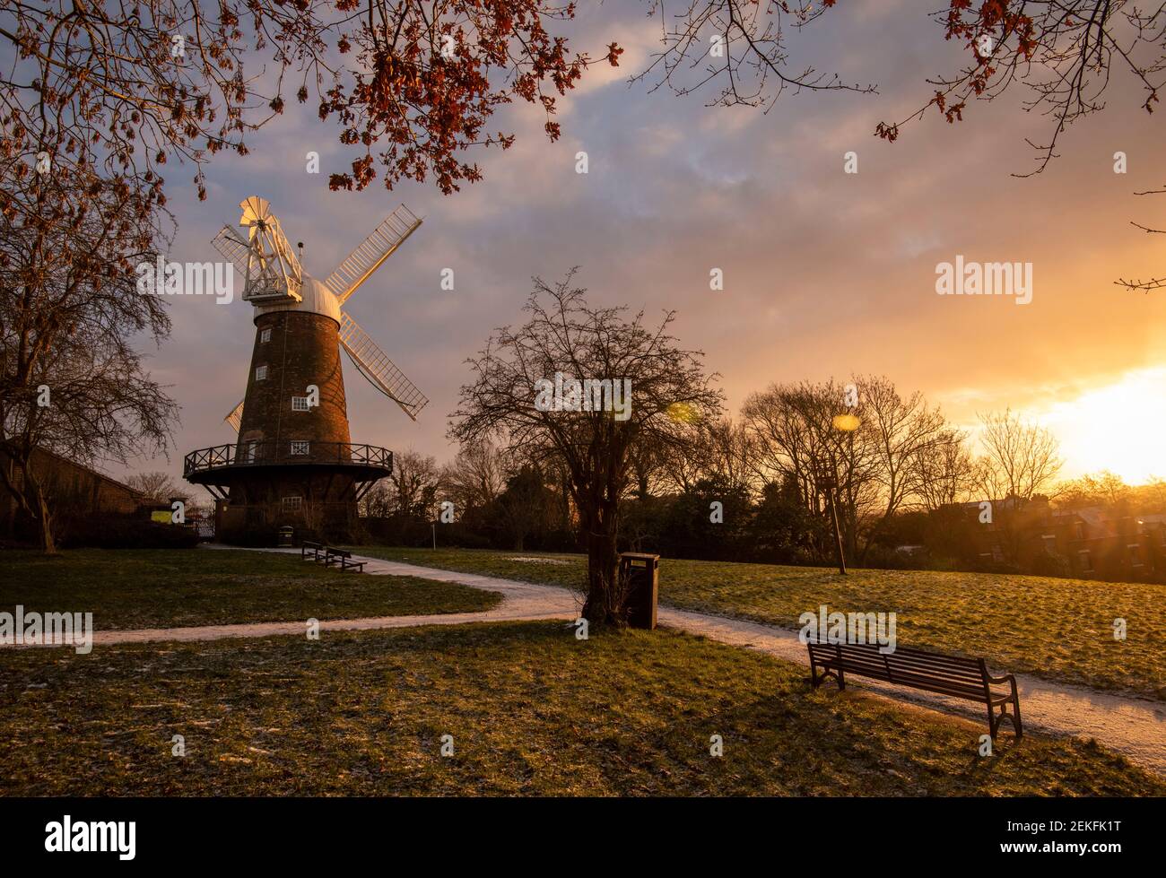 Winter sunrise at Green's Windmill and Science Centre, Sneinton ...