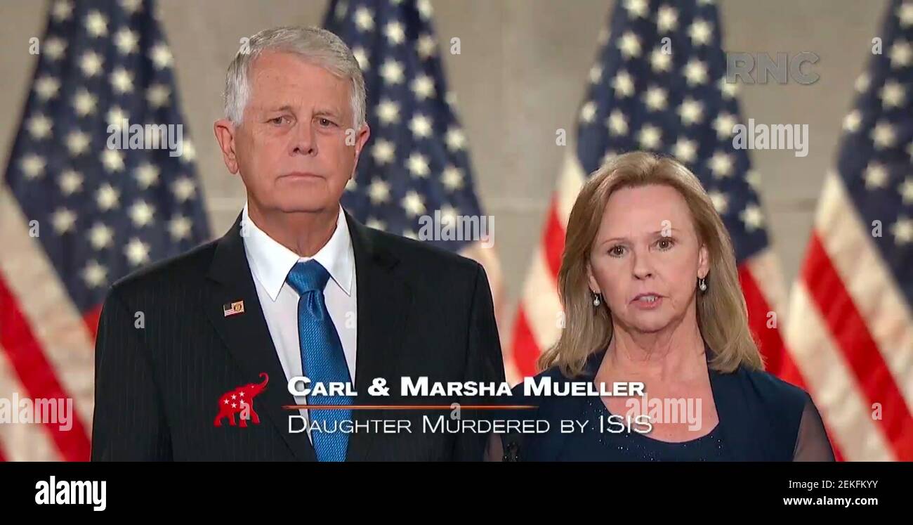 Carl and Marsha Mueller, Daughter Murdered by ISIS, speaks during the ...