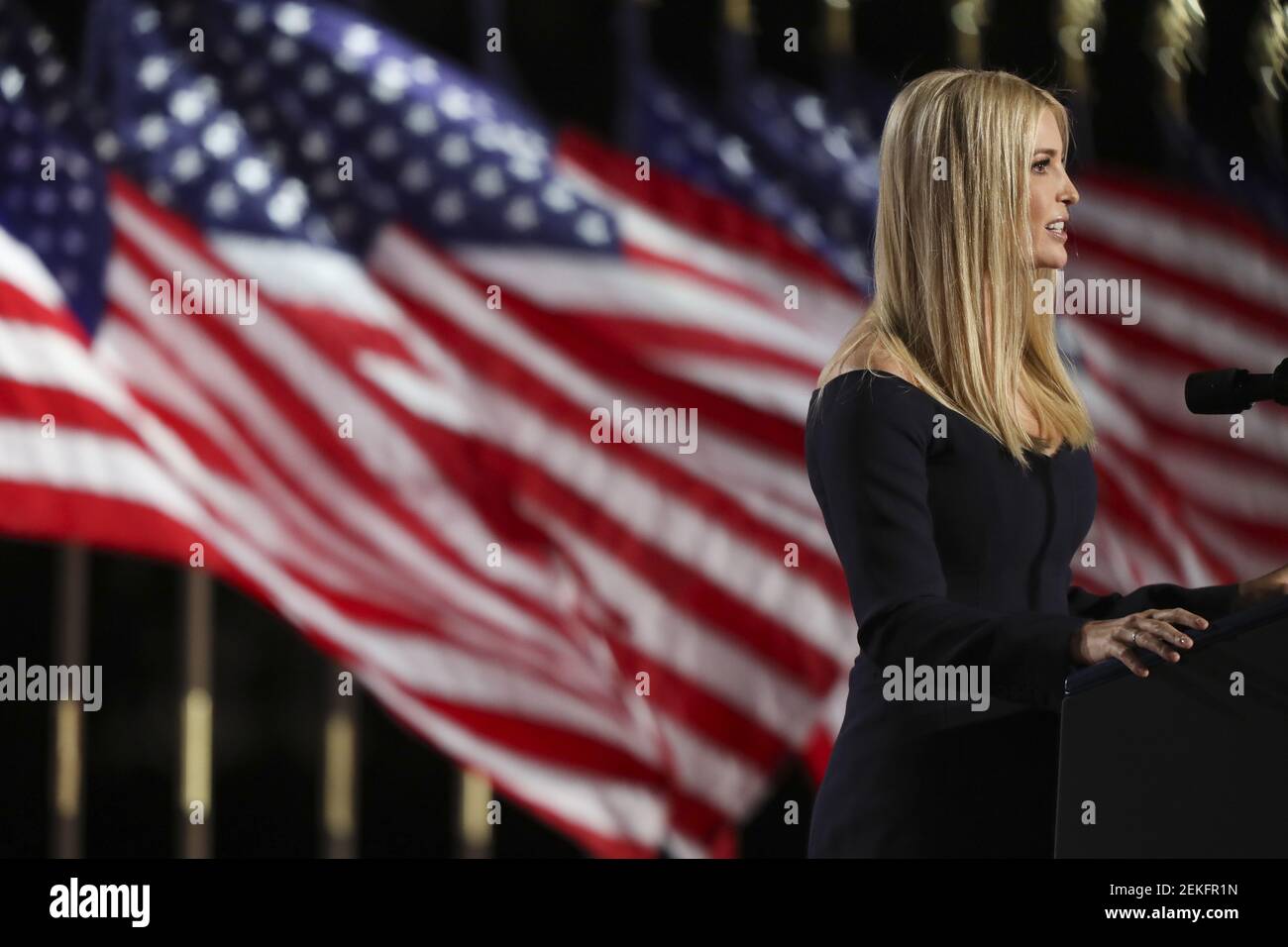Ivanka Trump speaks before U.S. President Donald Trump formally accepts ...