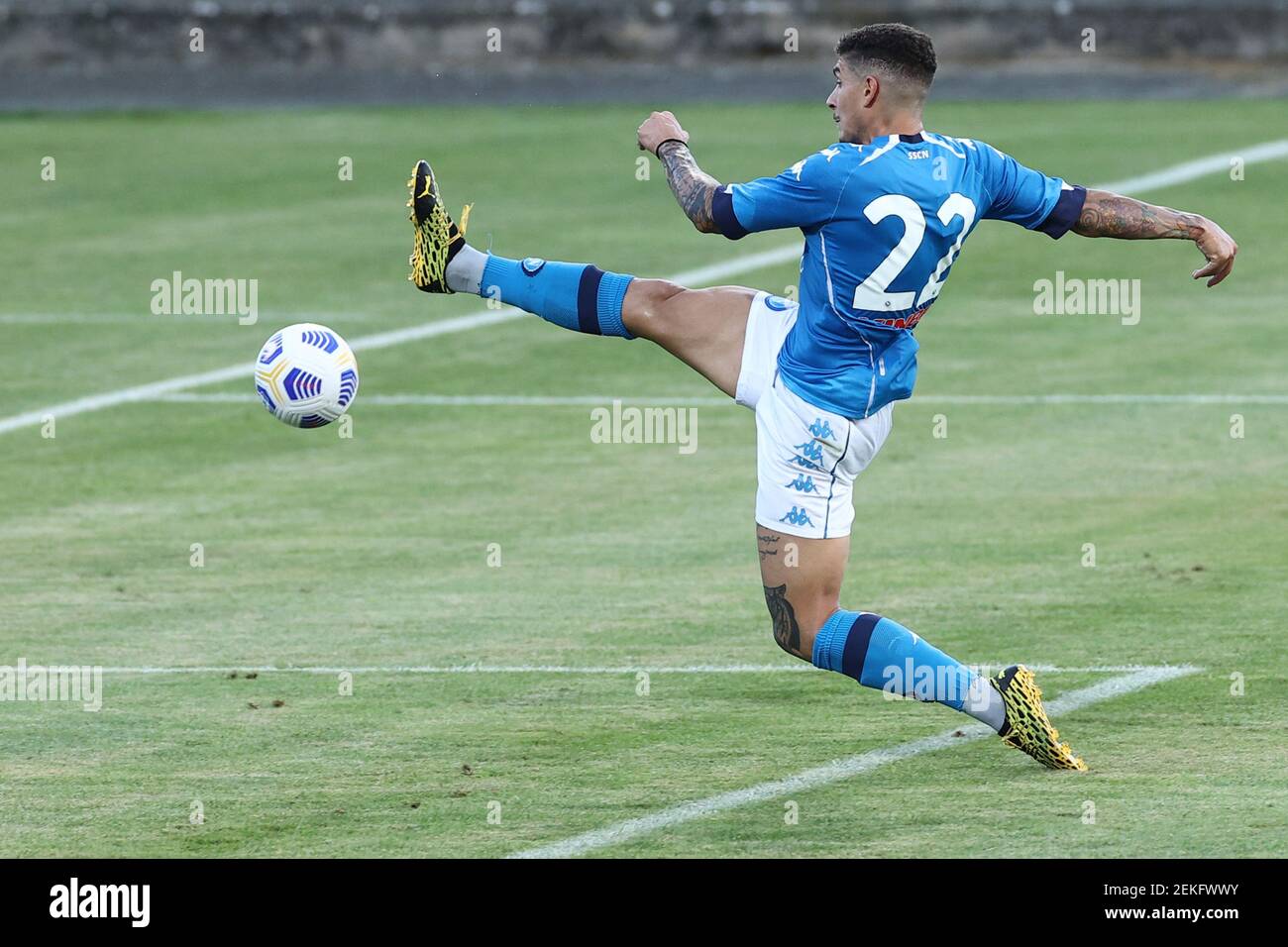 Giovanni Di Lorenzo of SSC Napoli during the friendly football match ...