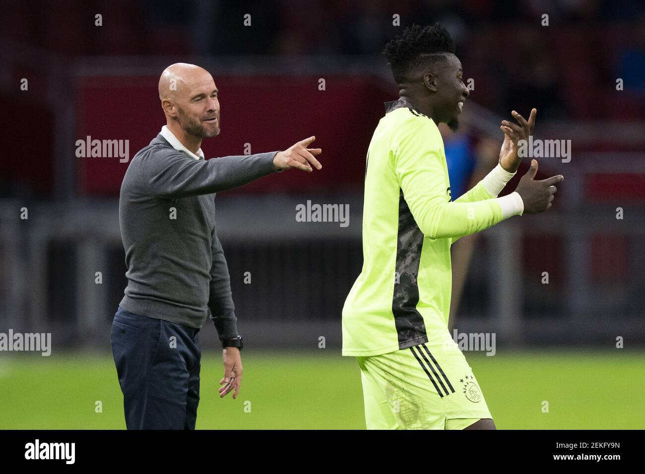AMSTERDAM , 29-08-2020 , Johan Cruijff ArenA football, friendly ...