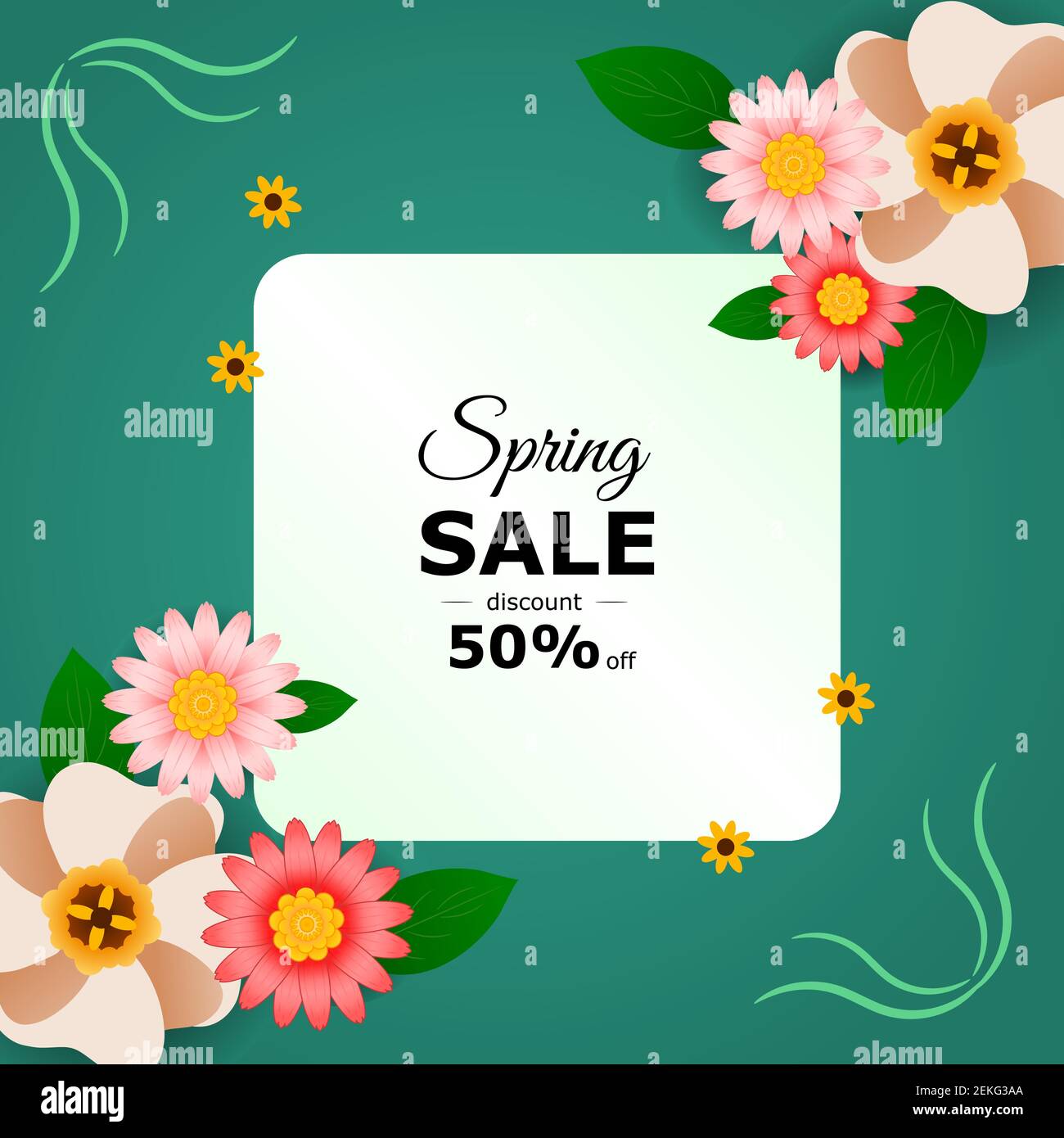 spring season illustration vector Stock Vector Image & Art - Alamy