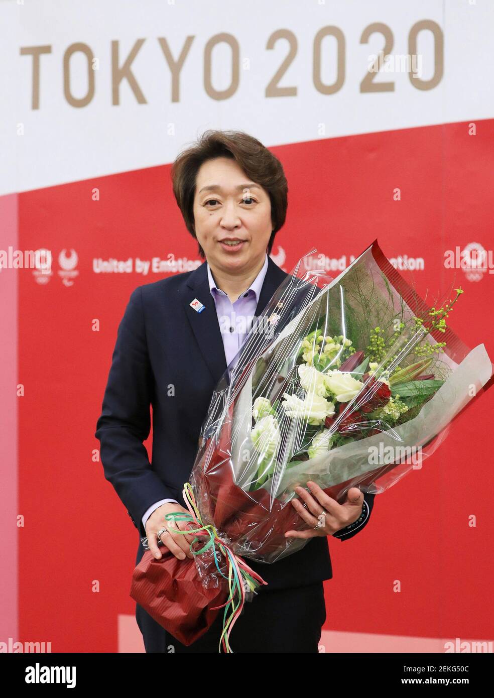 Seiko Hashimoto, newly installed head of the Tokyo Olympic and ...