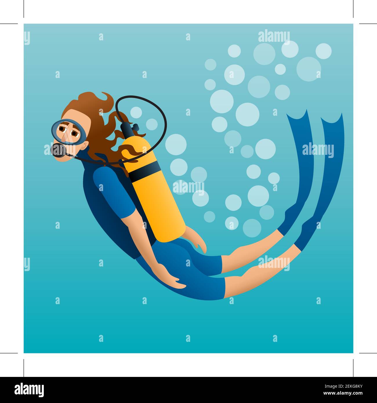 Scuba dive school Stock Vector Images - Alamy