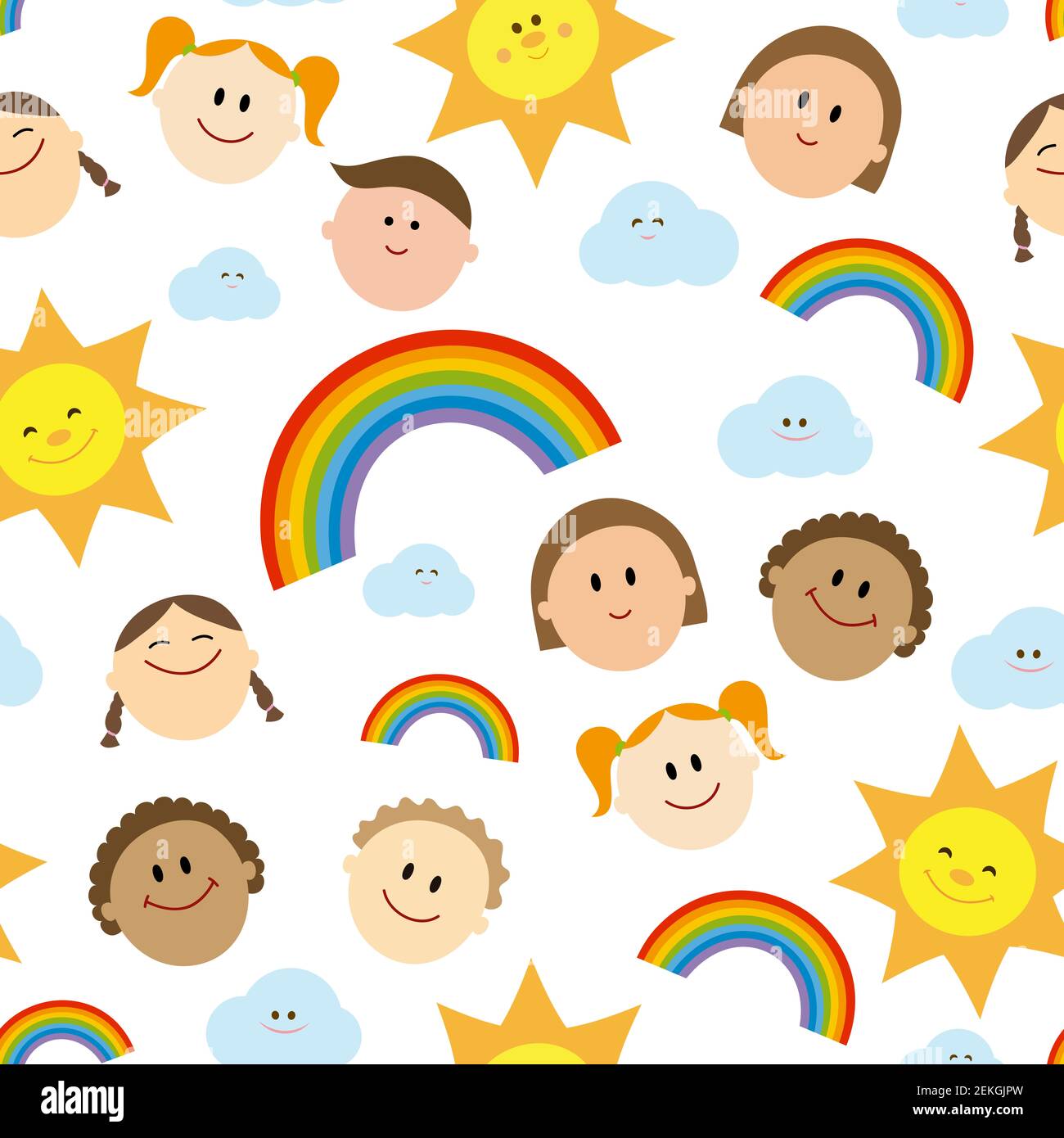 Cute kids wallpaper hi-res stock photography and images - Alamy