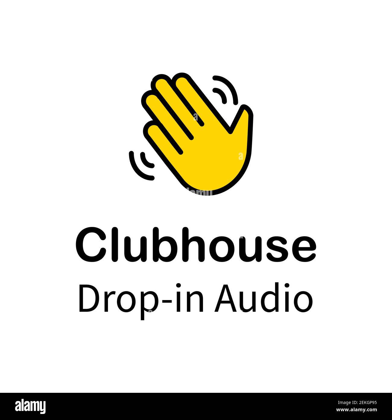 Hand icon invite in Cut Out Stock Images & Pictures - Alamy