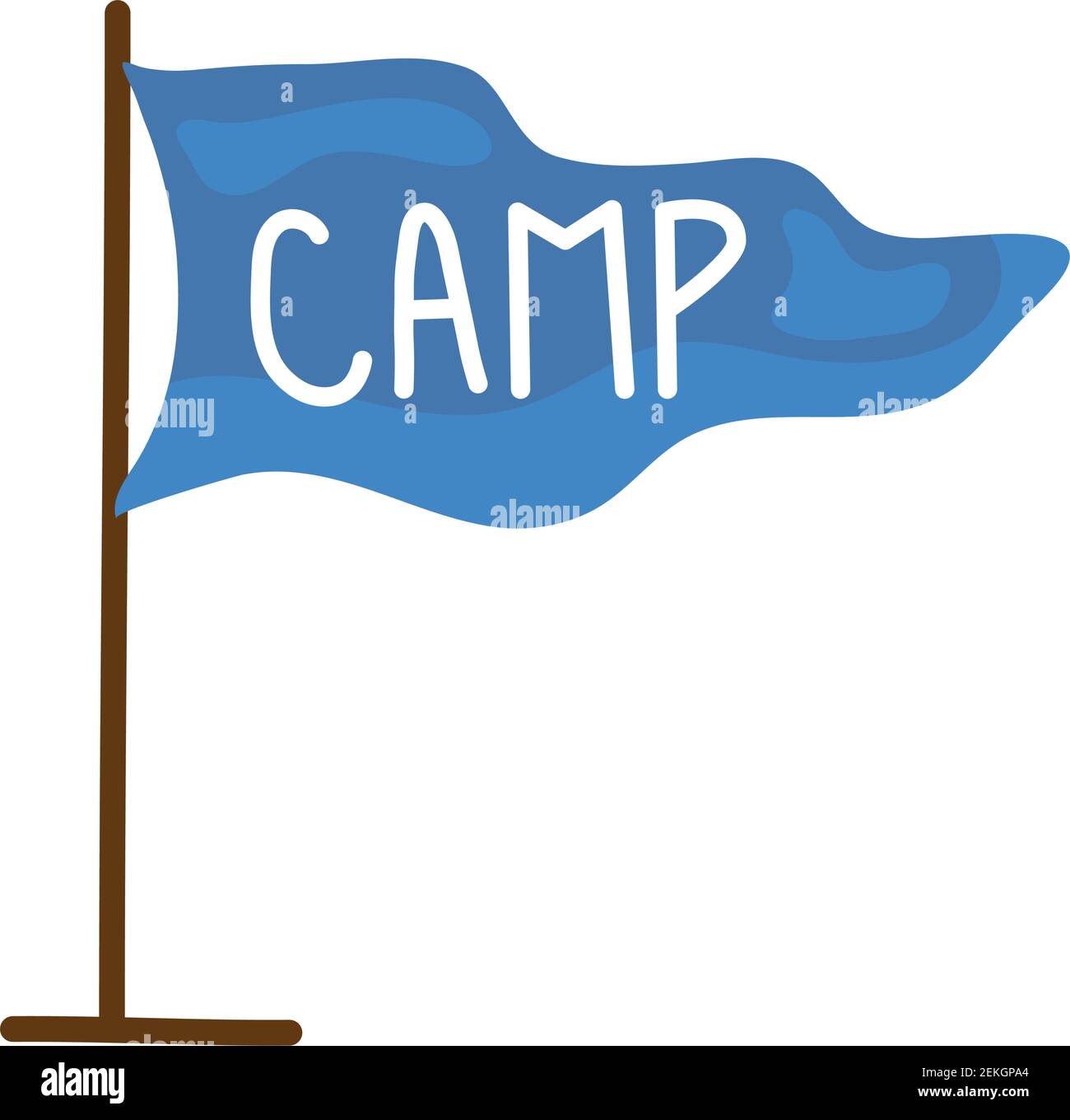 flag with camp word icon Stock Vector Image & Art - Alamy