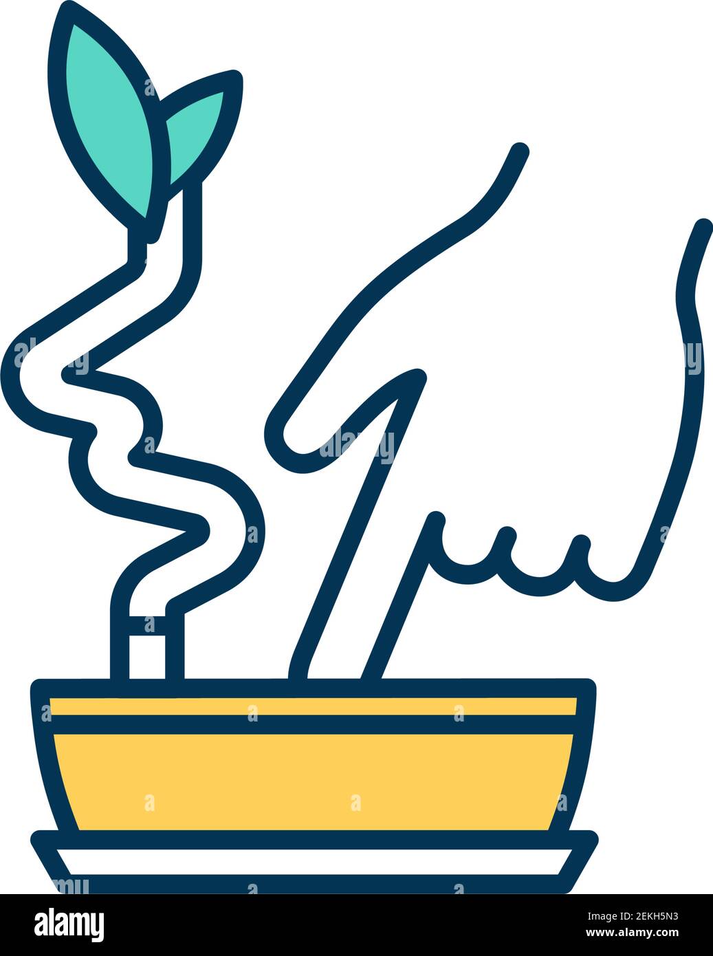 Humidity examination RGB color icon Stock Vector Image & Art - Alamy