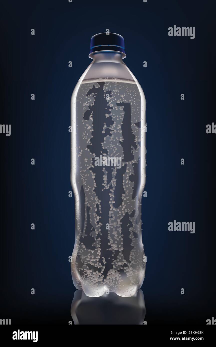 Soda bottle water drops Stock Vector Images - Alamy