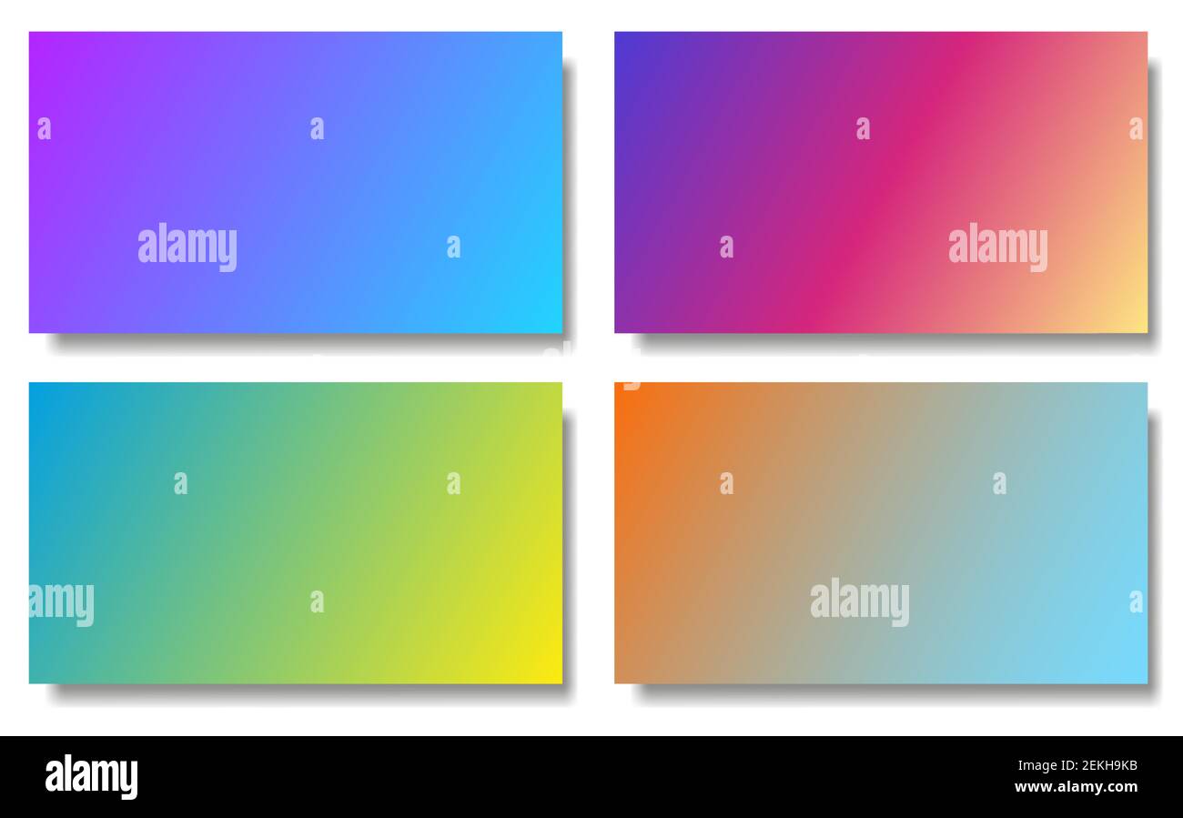 Collection of abstract gradient backgrounds for design. Bright vector ...