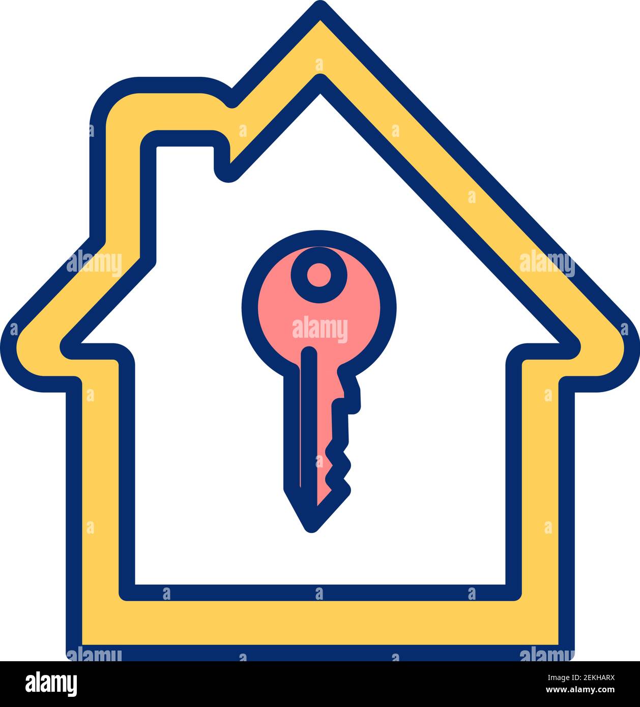 Renting apartment RGB color icon Stock Vector Image & Art - Alamy