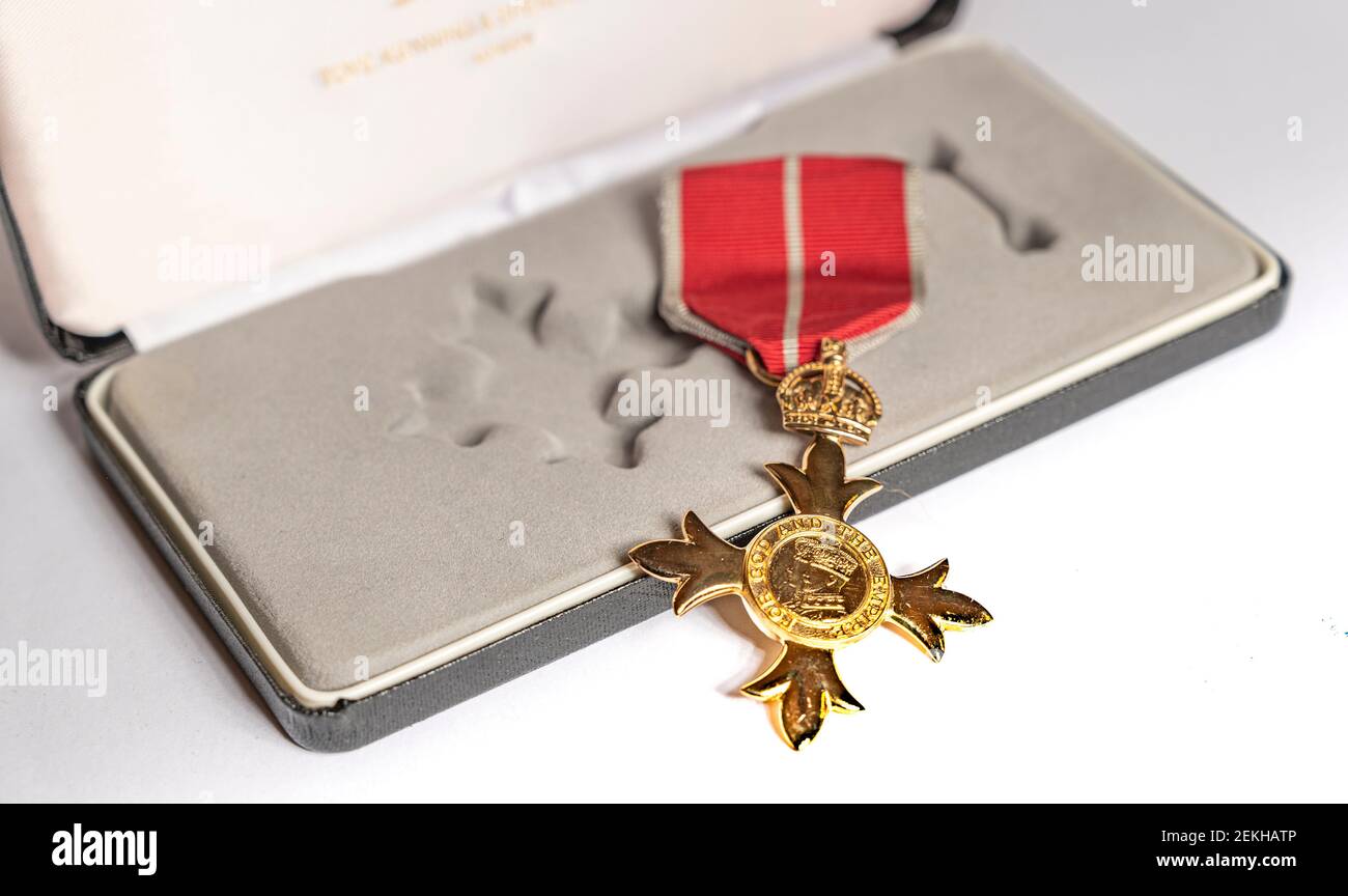 The OBE Medal - The Most Excellent Order of the British Empire is an ...