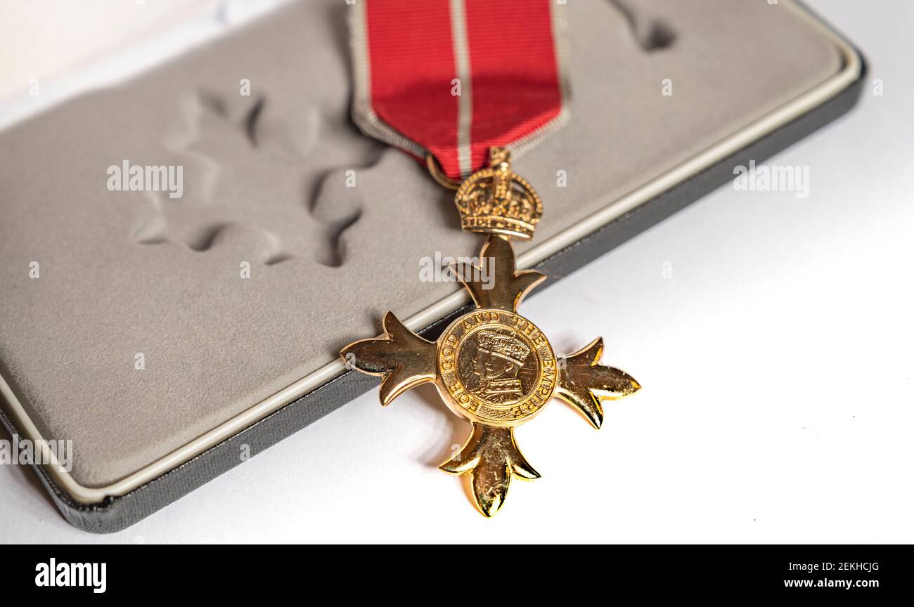 The OBE Medal - The Most Excellent Order of the British Empire is an ...