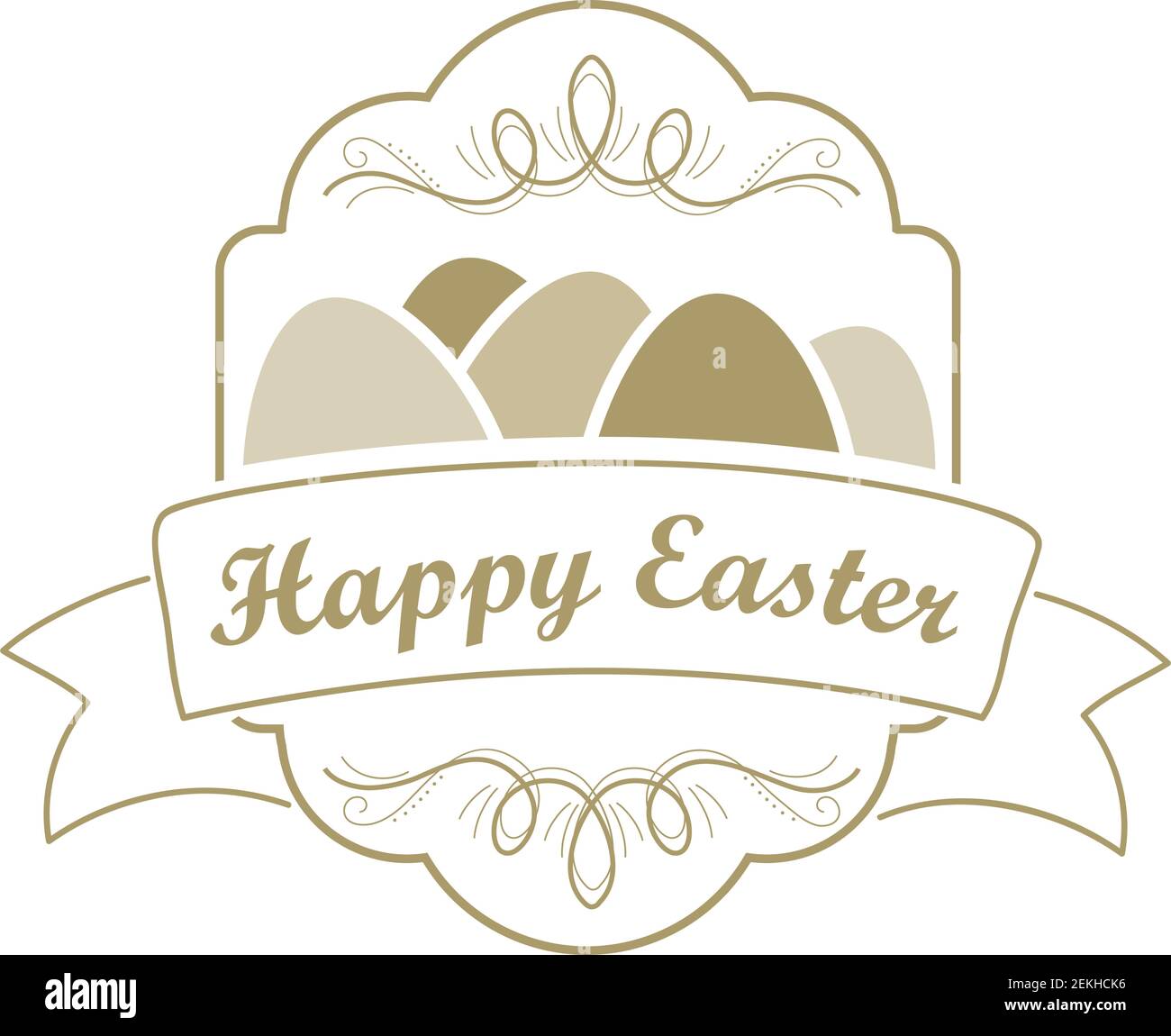Easter eggs, vector Stock Vector Image & Art - Alamy