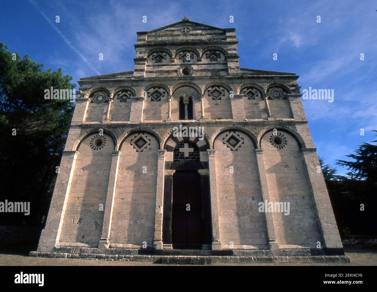 Borutta, Sardinia, Italy. San Pietro di Sorres romanesque church ...