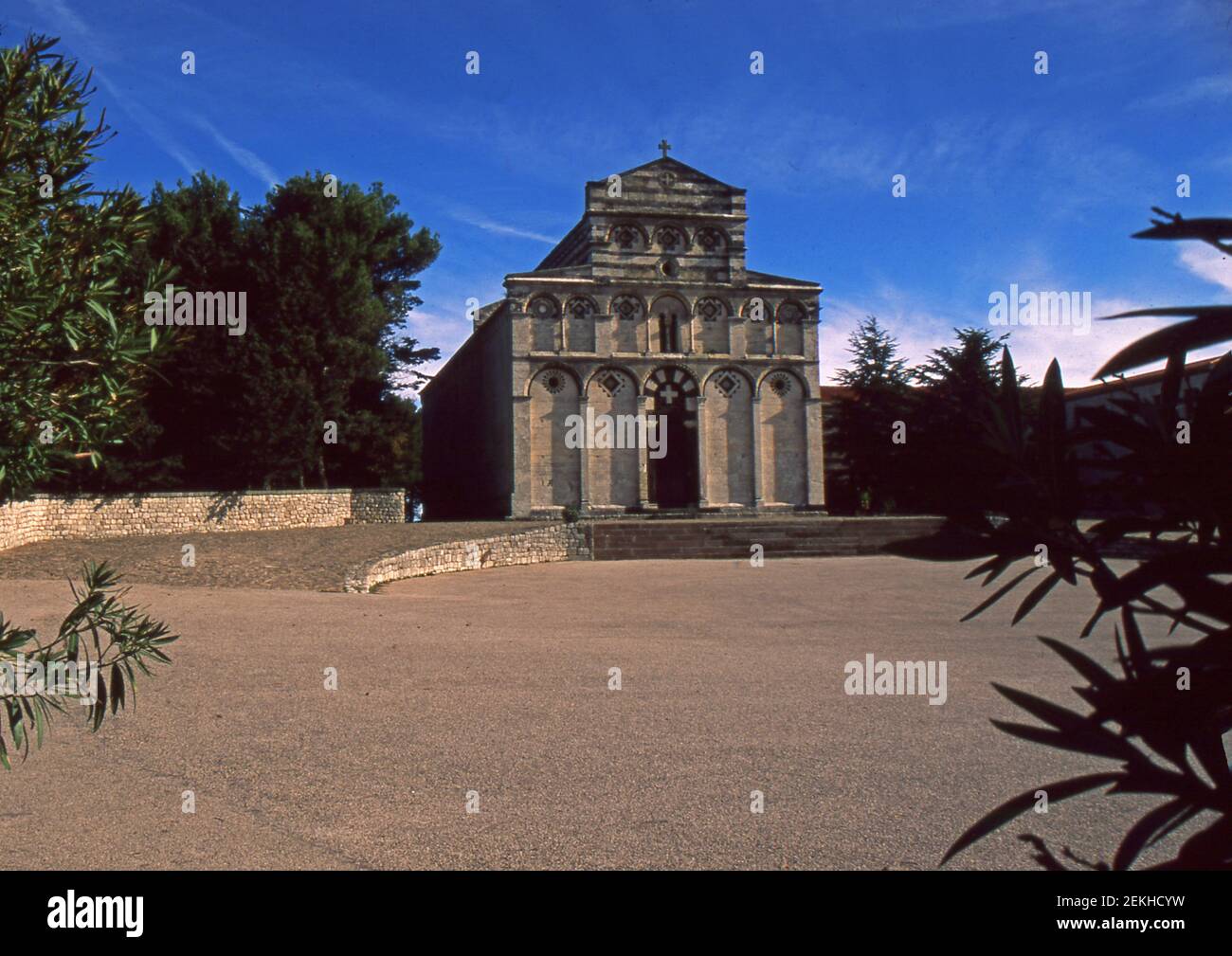 Borutta, Sardinia, Italy. San Pietro di Sorres romanesque church ...