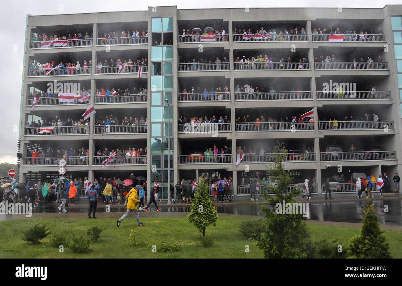 Sun., Sep. 6, 2020, Belarus. The political situation in Minsk ...
