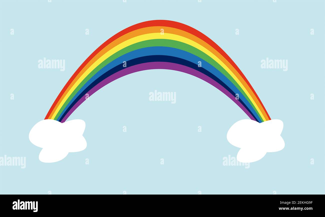 Rainbow drawing hi-res stock photography and images - Alamy