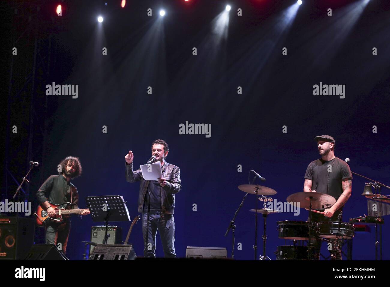 The Muro del Canto in concert at the Cavea of the Parco della Musica with the participation of ...