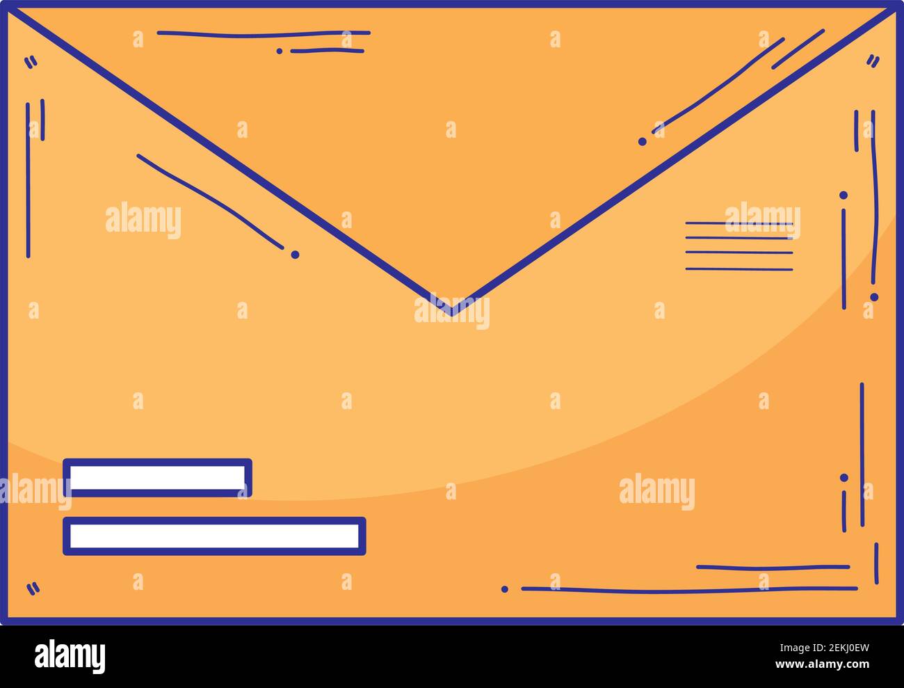 envelope mail send isolated icon Stock Vector Image & Art - Alamy