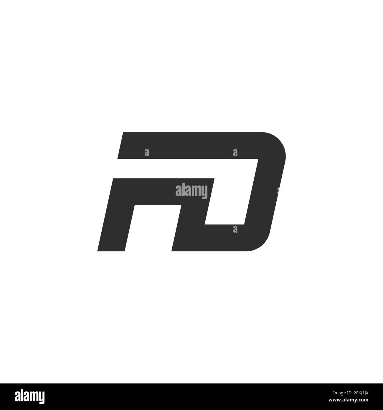 Initial fd letter logo vector template design. Linked letter df logo ...