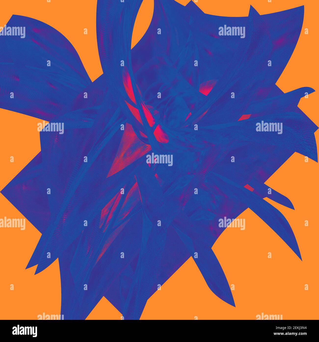 Crew art blue abstract on yellow background for original ideas and ...