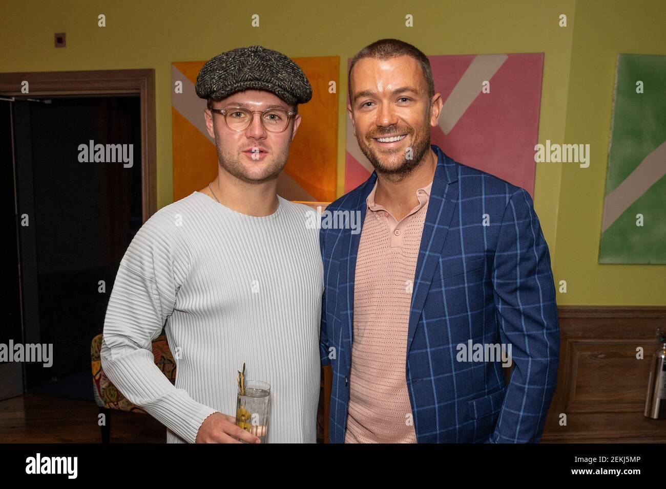 Guest and Emrhys Cooper attend the private screening of 'The Shuroo ...