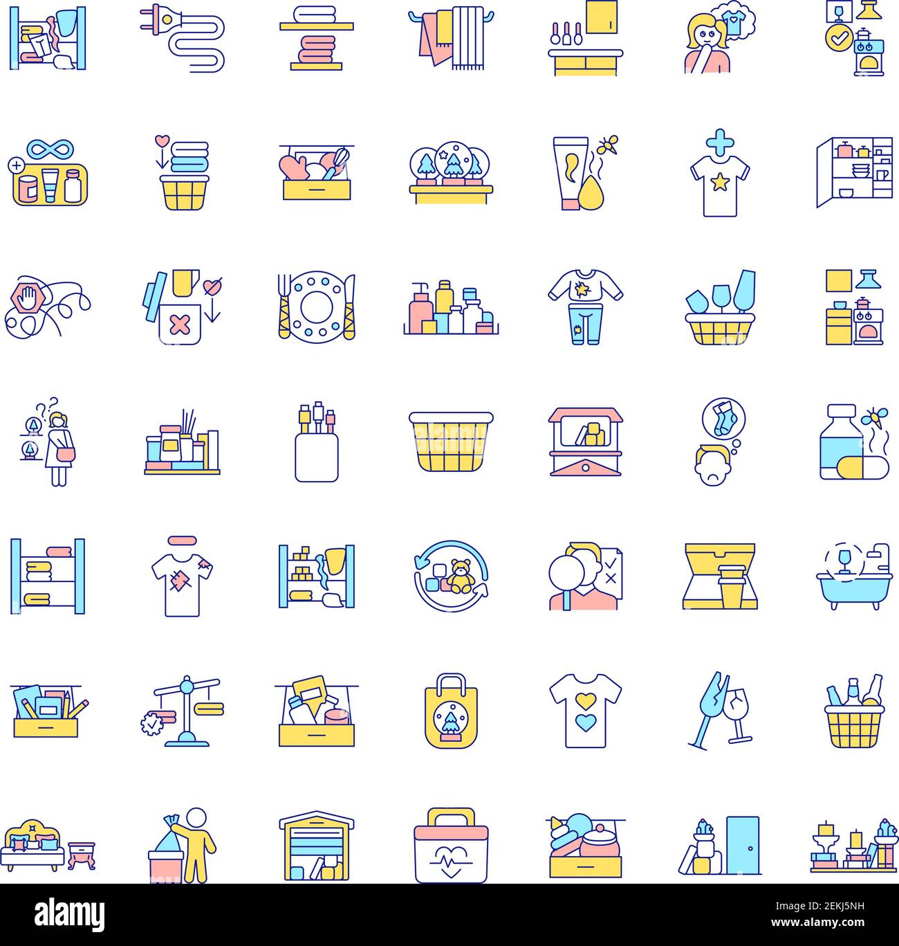 House tidying Stock Vector Images - Alamy