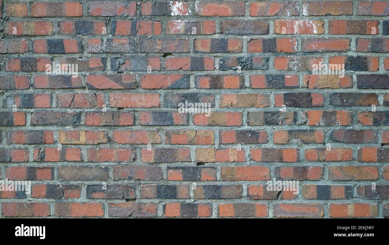 Red brick wall pattern texture of building Stock Photo - Alamy