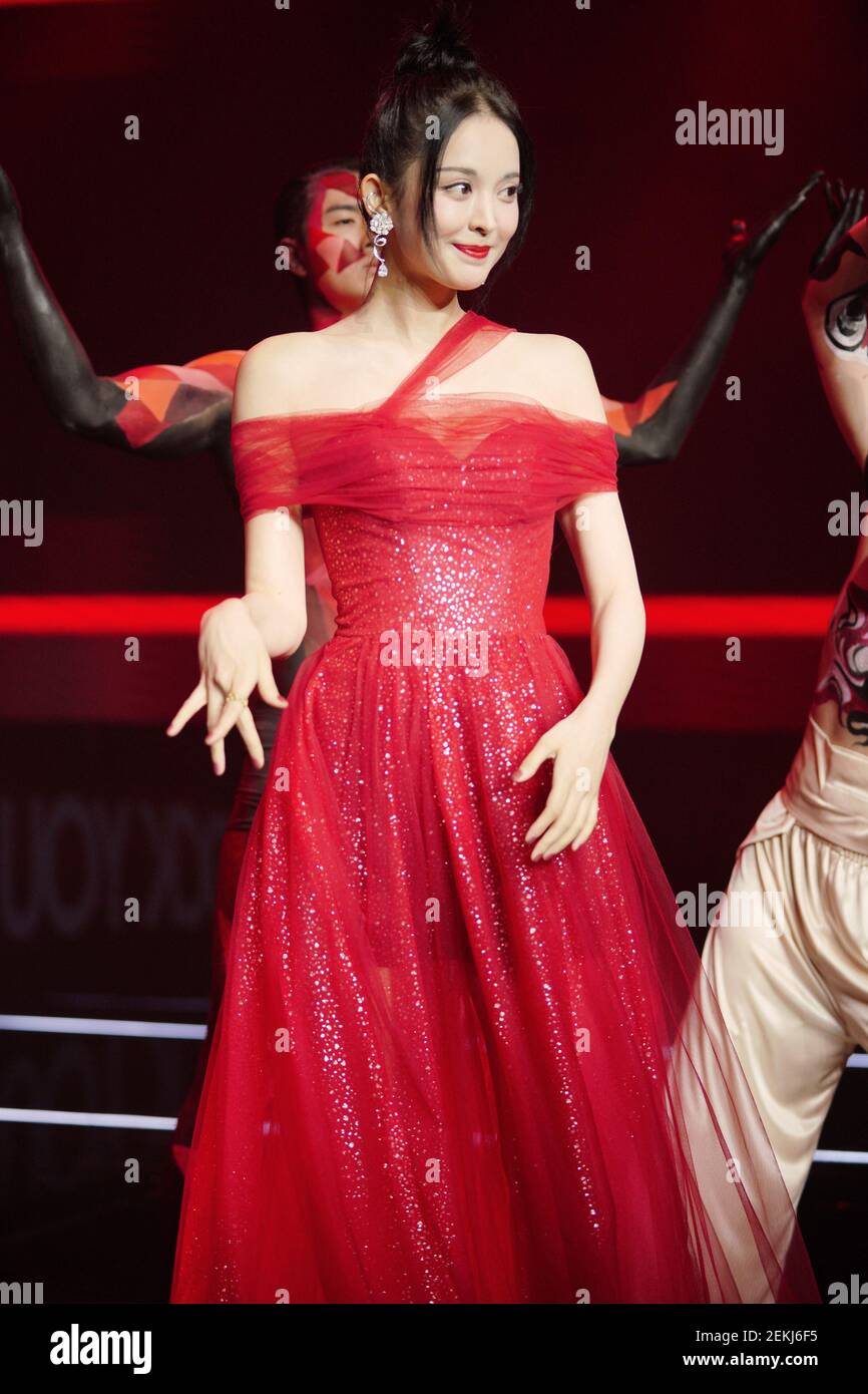 Chinese actress and model of Uyghur ethnicity Gulnazar attends a brand ...