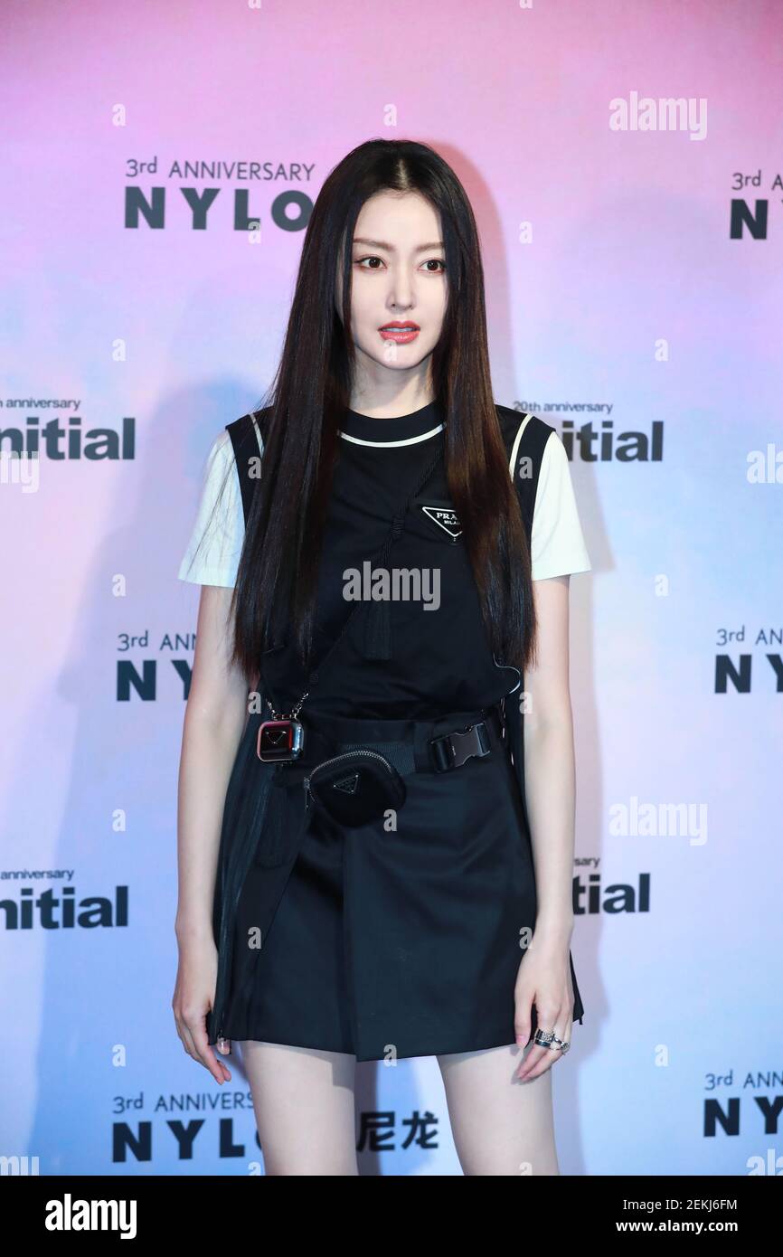 Chinese actress and model Zhang Tian'ai or Crystal Zhang attends NYLOON ...