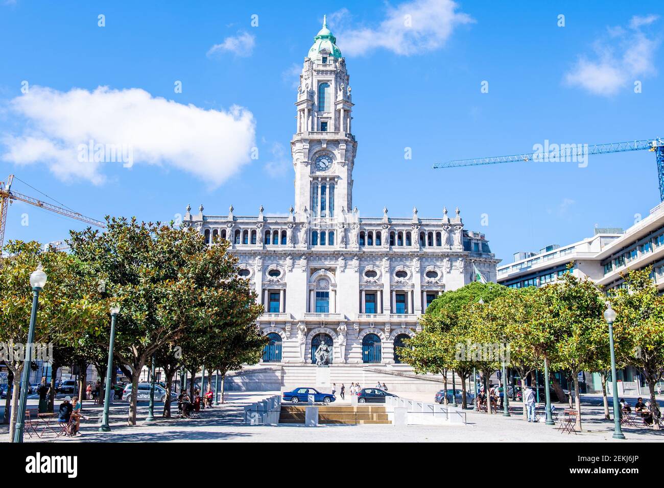 Camara Municipal do Porto, city hall of Porto at centre of Porto, known ...