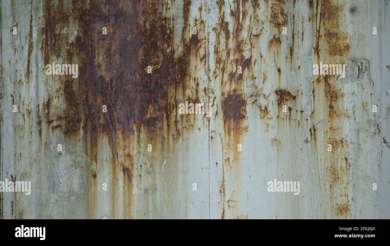 Rusty and dirty container box side texture Stock Photo - Alamy
