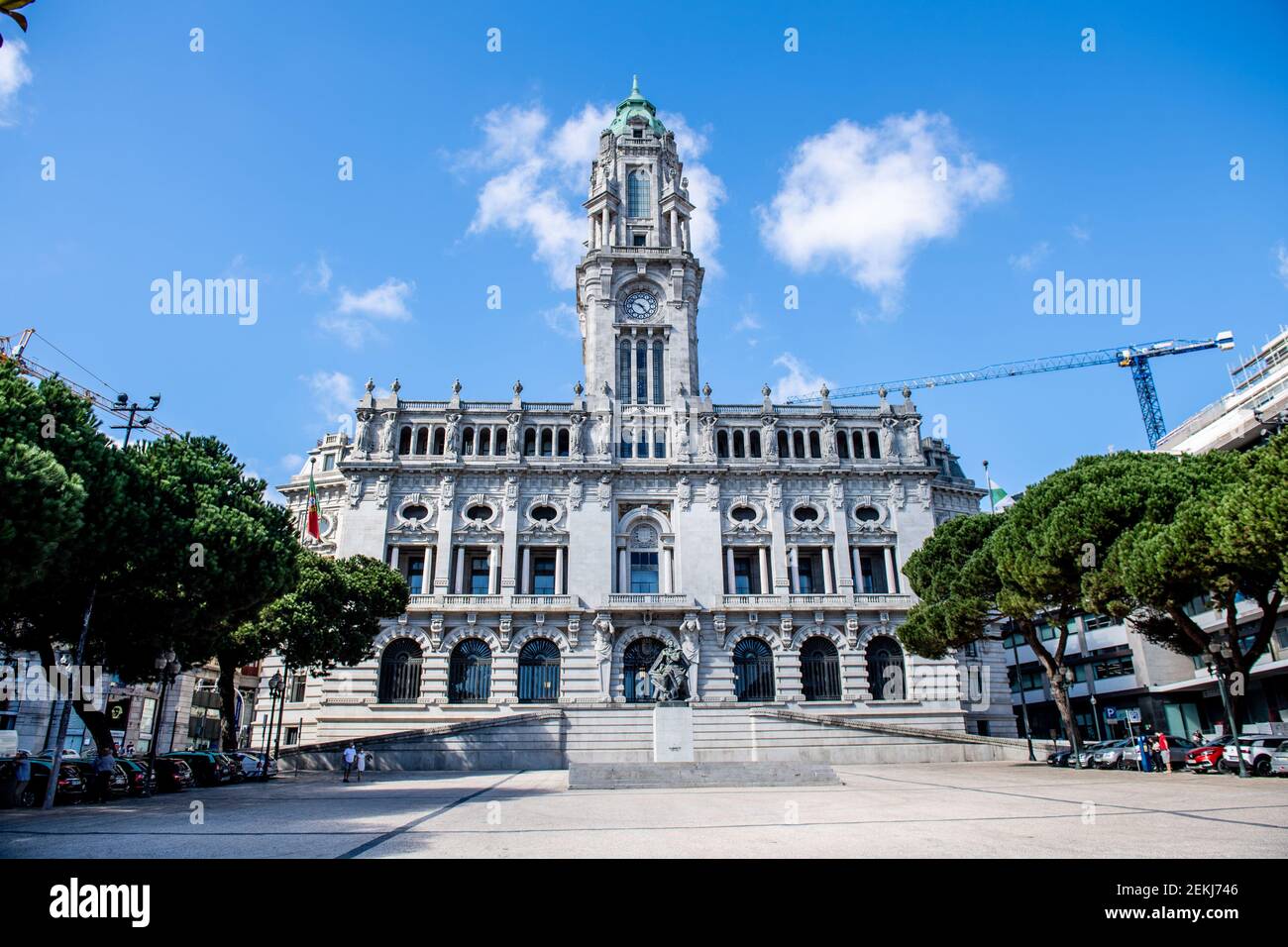Camara Municipal do Porto, city hall of Porto at centre of Porto, known ...