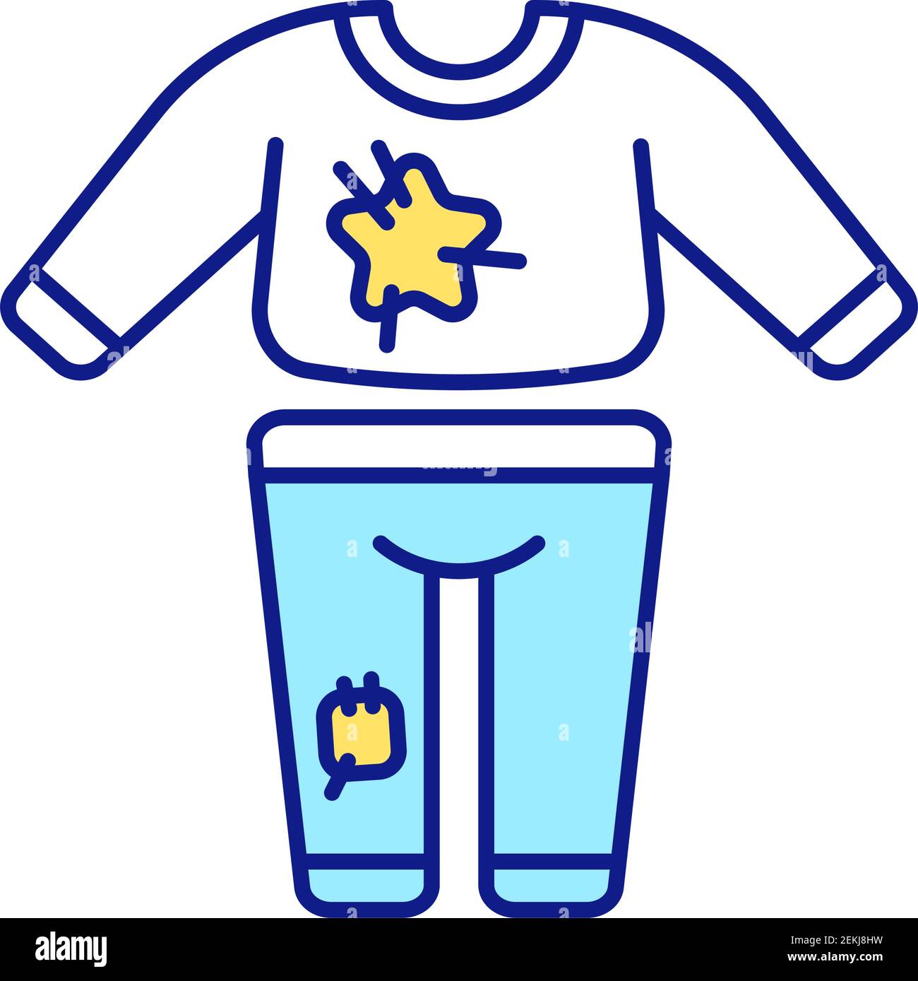 Putting clothes Stock Vector Images - Alamy